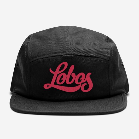 Accessories | New New Mexico Lobos Script Logo 5 Panel Camper Strapback ...